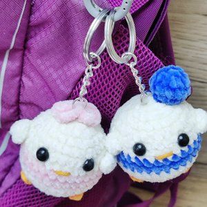 Handmade | Toys | Pair Of Handmade Amigurumi Crochet Duck Keychains ...
